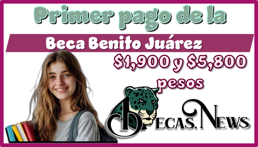 Primer Pago De La Beca Benito Juárez | $1,900 Y $5,800 Pesos 🥇【 Marzo 2026】